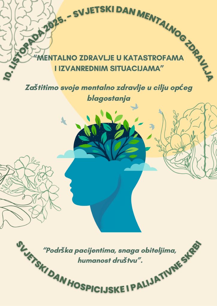Svjetski dan mentalnog zdravlja i dan hospicijske i palijativne skrbi ...